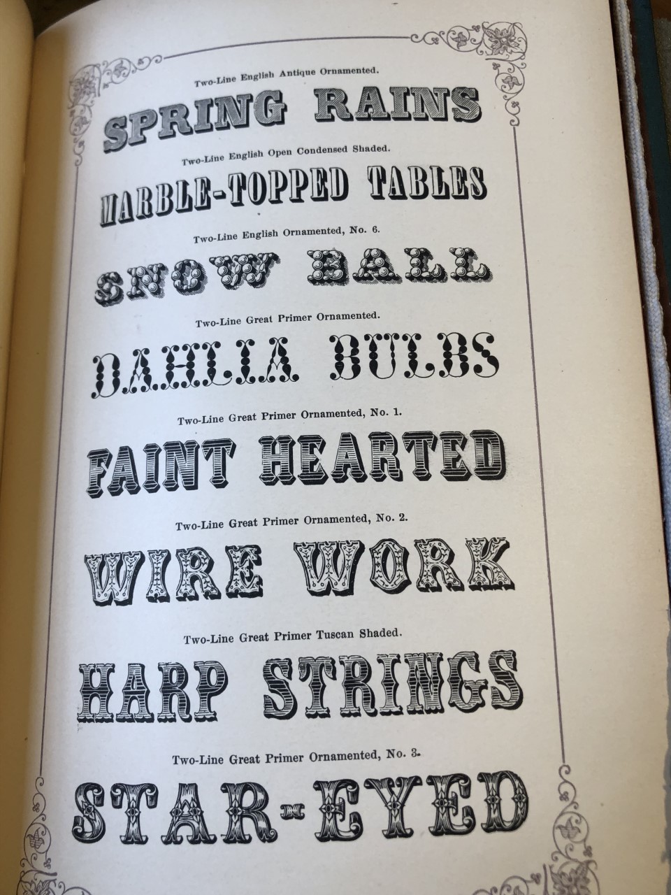 Fancy Types: The typeface specimens of Rand & Avery | Beehive