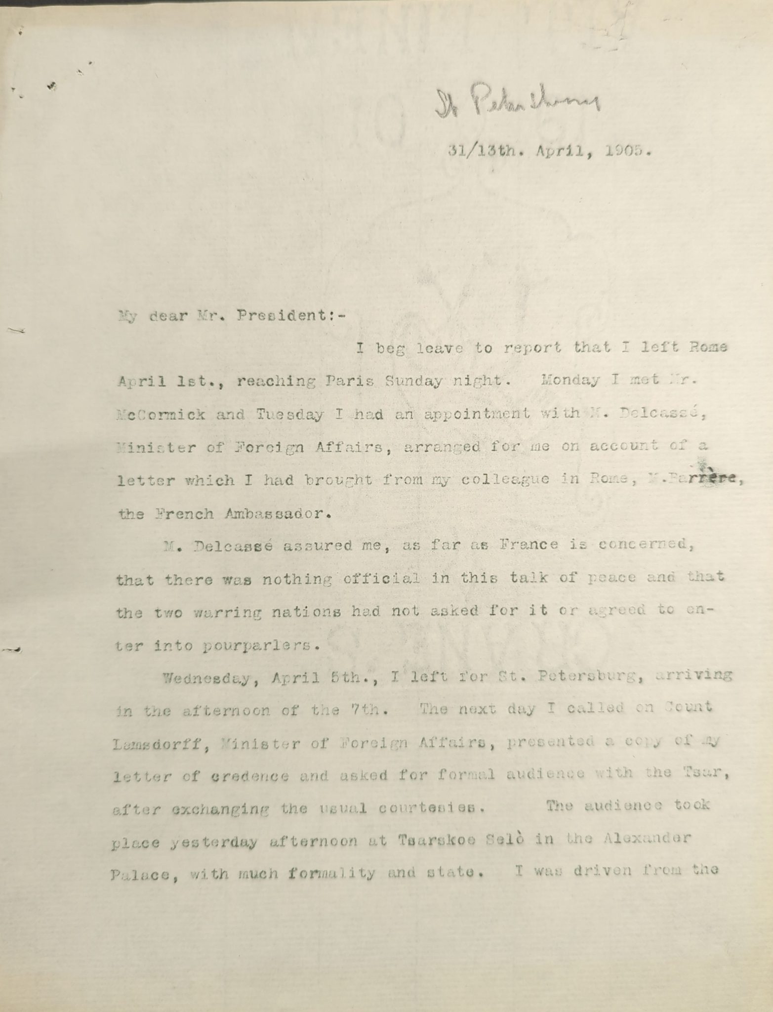 “In my efforts I have been actuated by an earnest desire to stop ...
