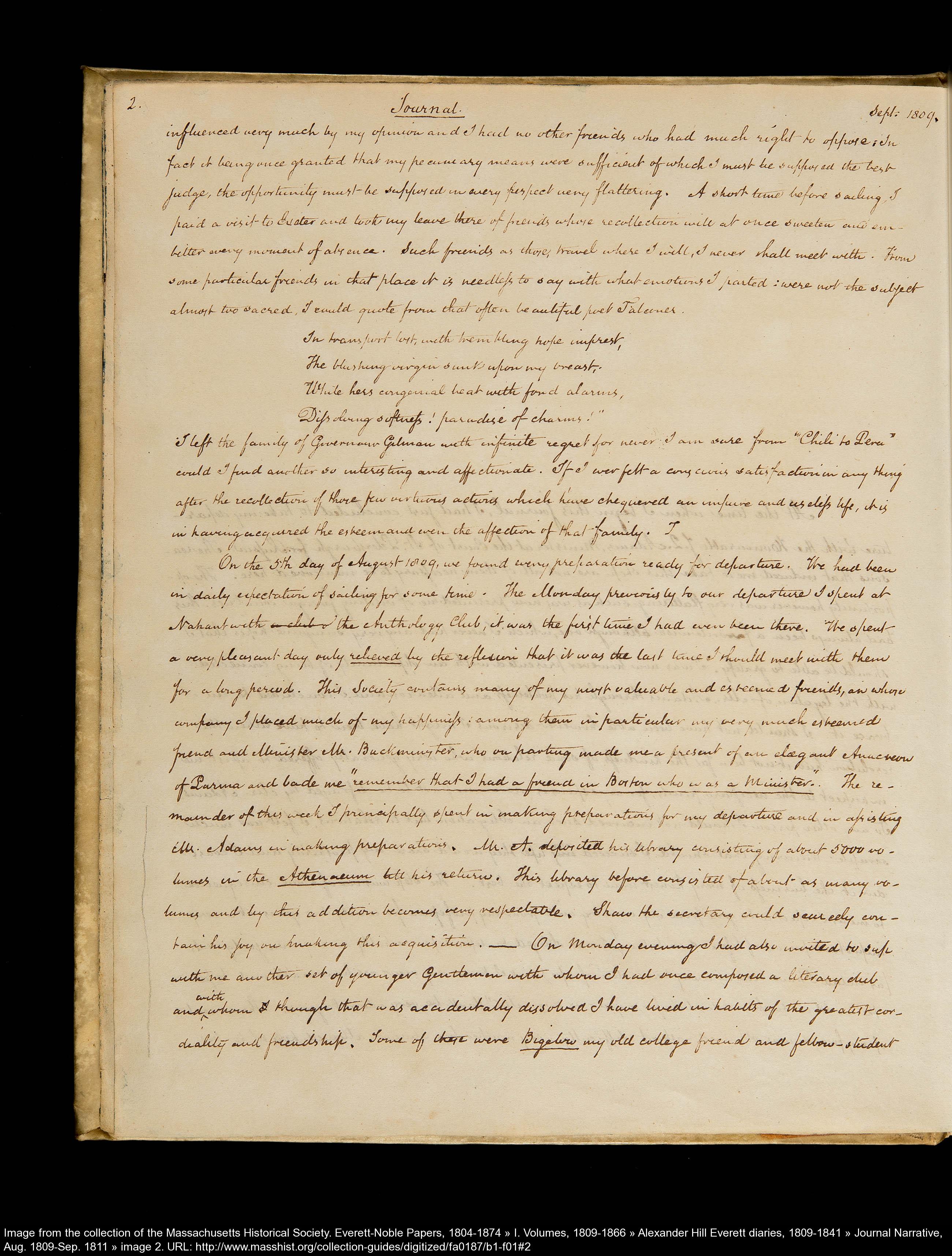 Everett-Noble Papers, 1804-1874