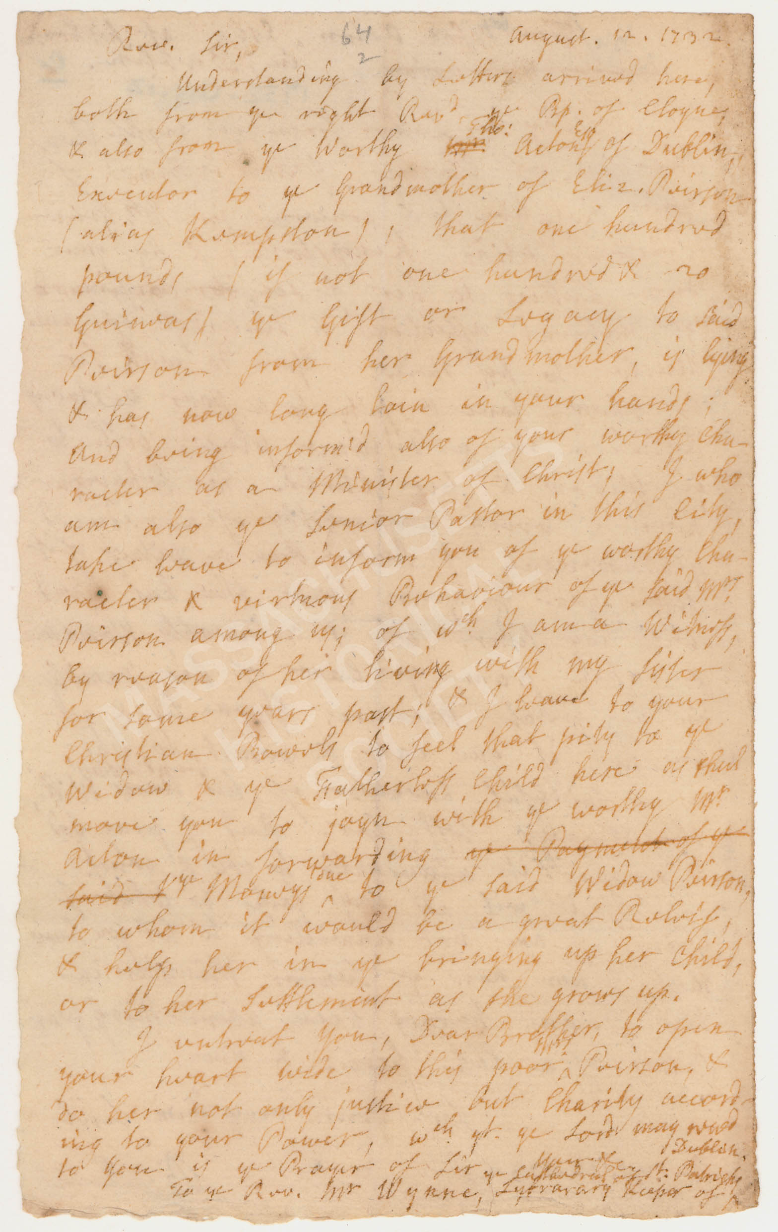 Benjamin Colman Papers, 1641-1806