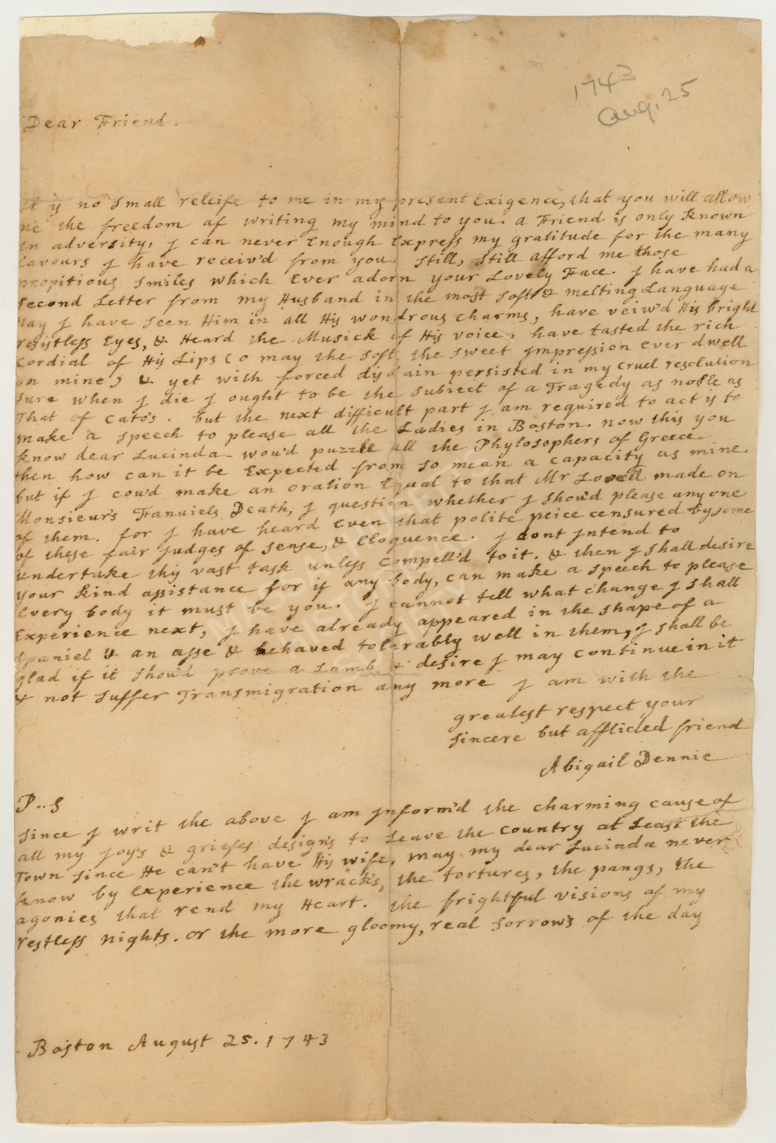 Benjamin Colman Papers, 1641-1806