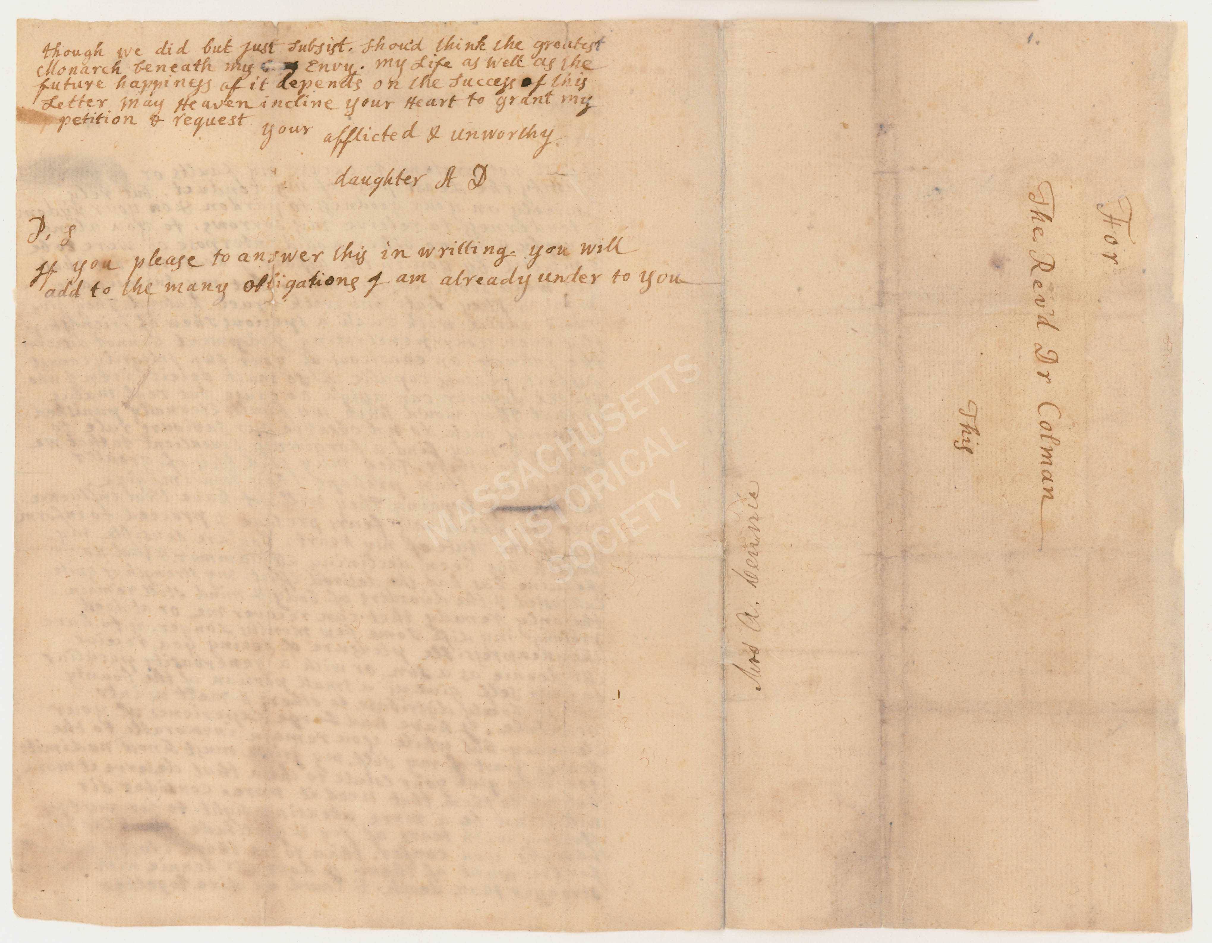 Benjamin Colman Papers, 1641-1806
