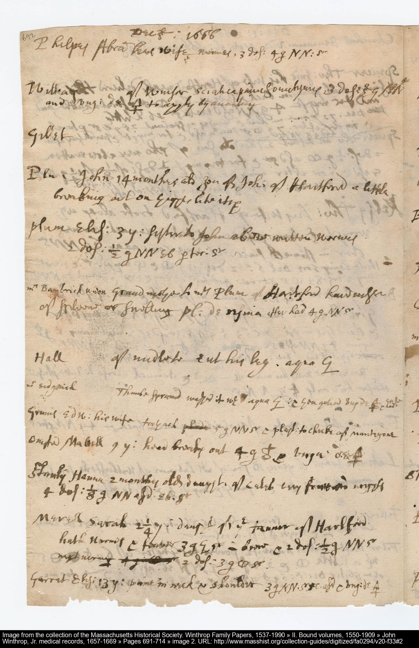 Winthrop Family Papers, 1537-1990