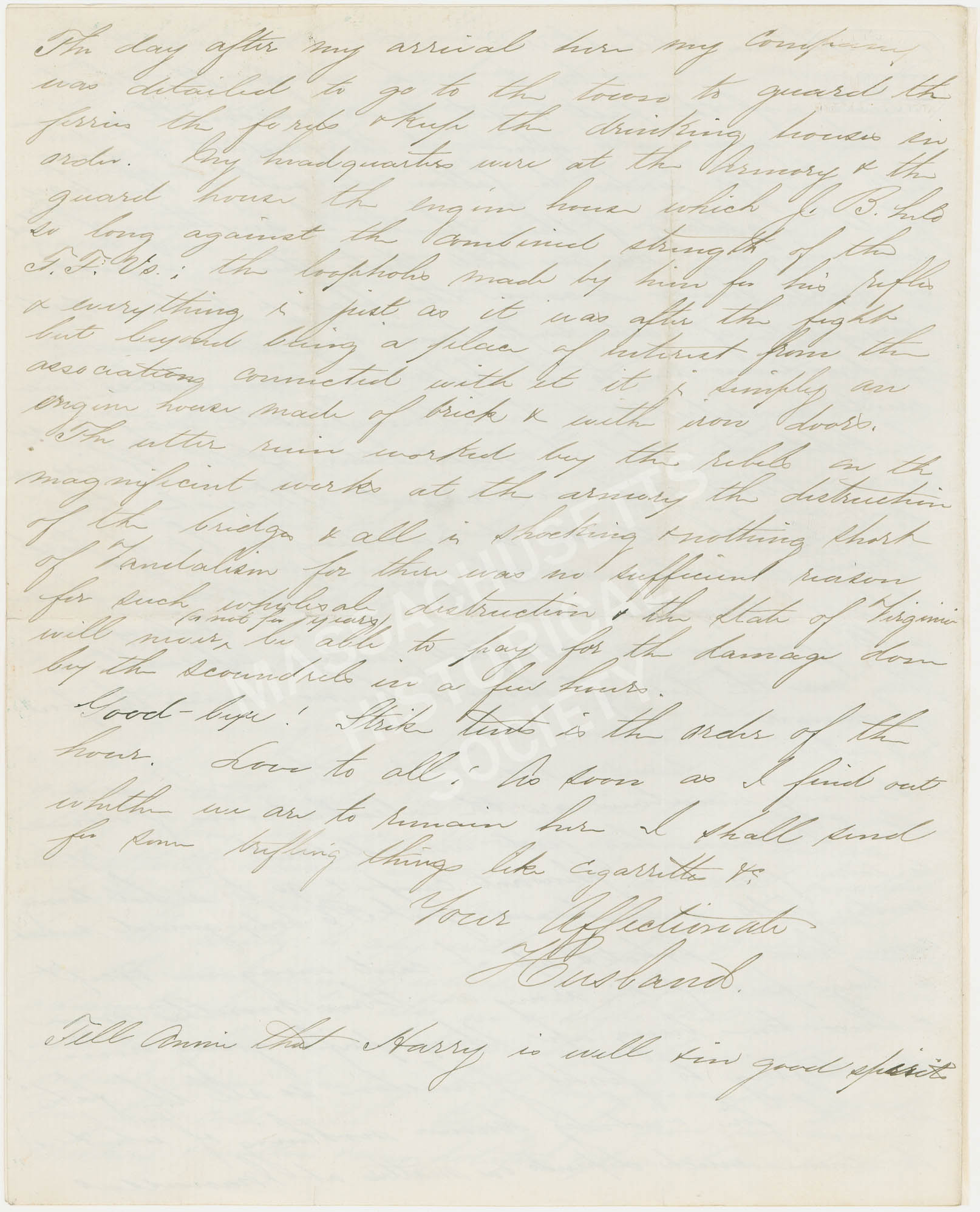 Richard Cary Letters, 1861-1862