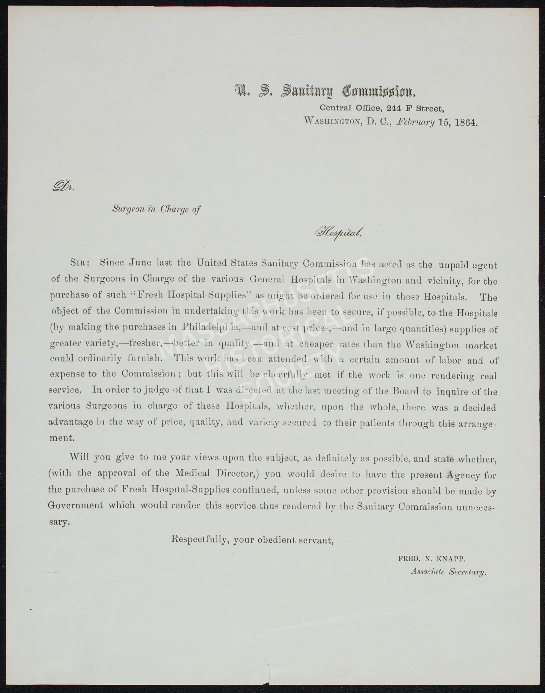 Frederick Newman Knapp Papers, 1848-1904