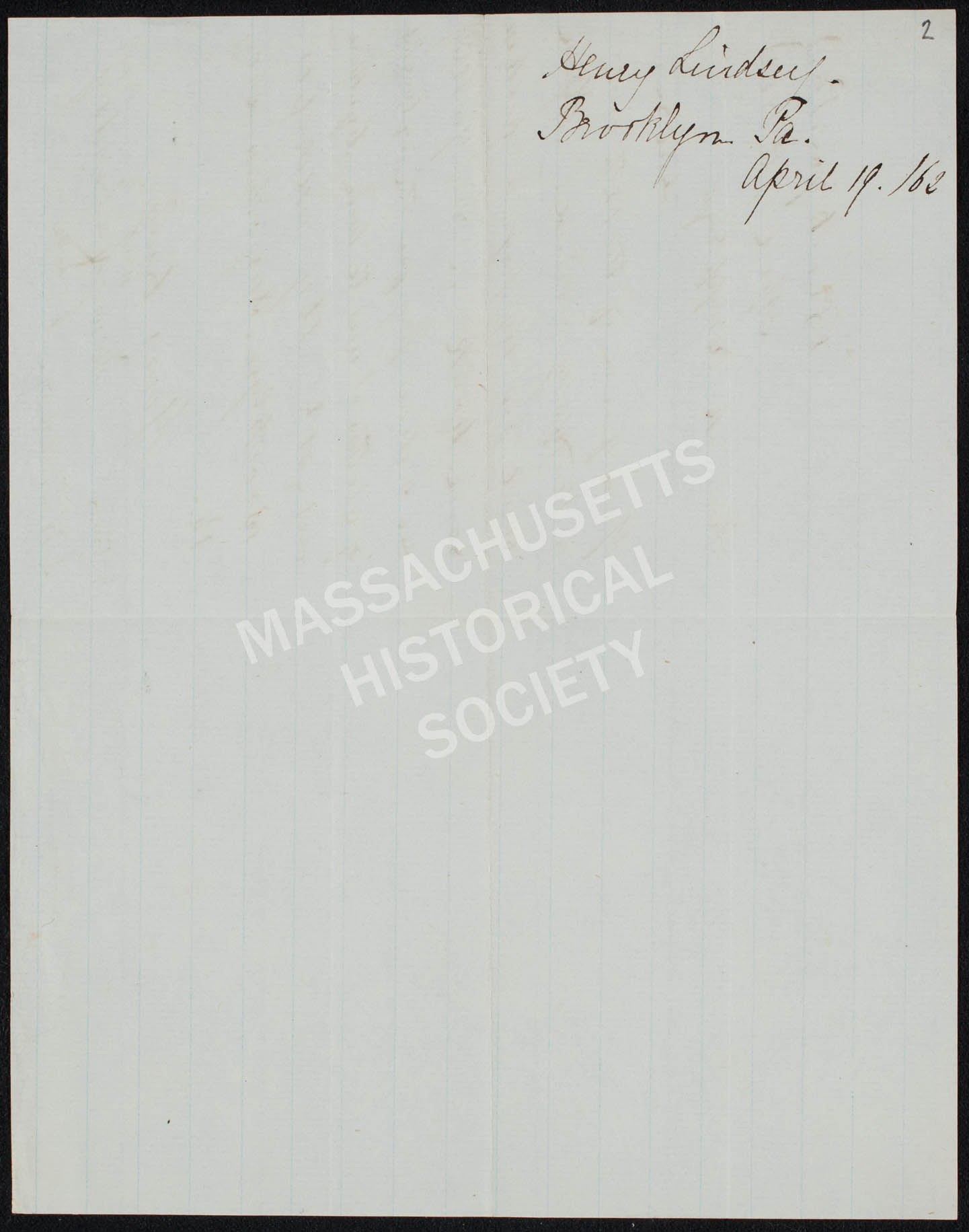 Frederick Newman Knapp Papers, 1848-1904