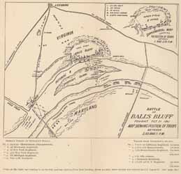MHS Collections Online: Battle of Ball's Bluff Fought Oct 21. 1861. Map ...
