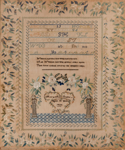 MHS Collections Online: Mary Ann Crafts, sampler
