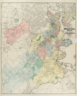MHS Collections Online: Map of the City of Boston for 1890