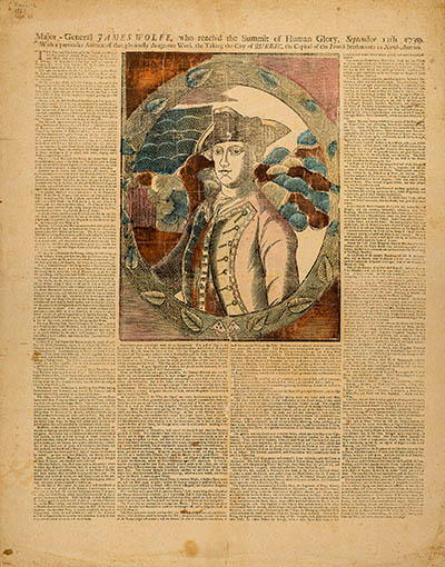 MHS Collections Online: Major-General James Wolfe, who reach’d the ...