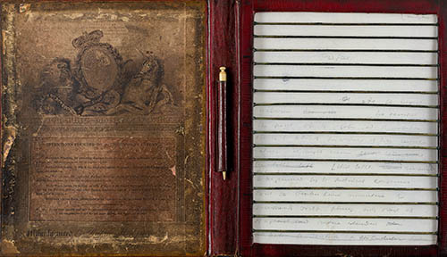 MHS Collections Online: Noctograph and stylus used by William Hickling ...