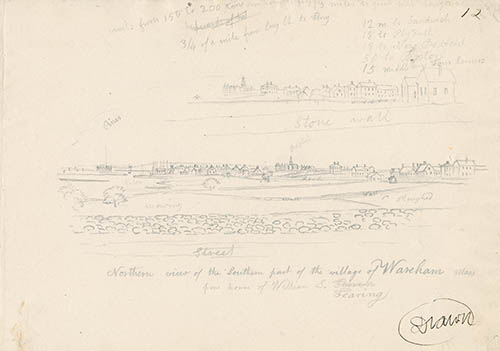 MHS Collections Online: Northern view of the southern part of the ...