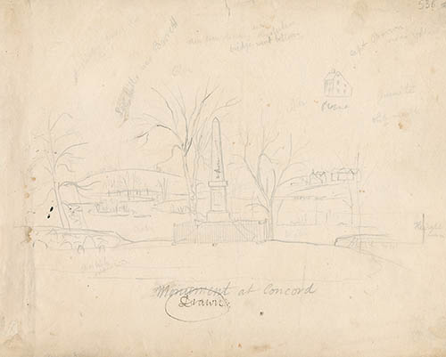 MHS Collections Online: Monument at Concord