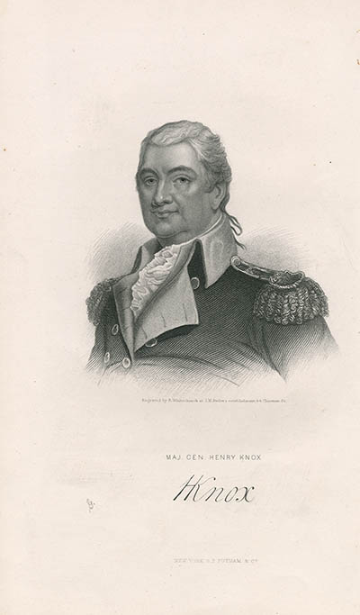 MHS Collections Online: Maj. Gen. Henry Knox