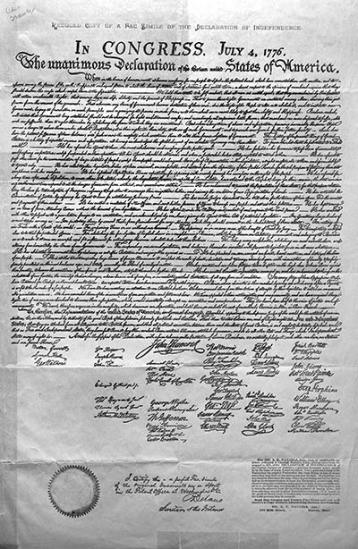 MHS Collections Online: In Congress, July 4, 1776 : the unanimous ...